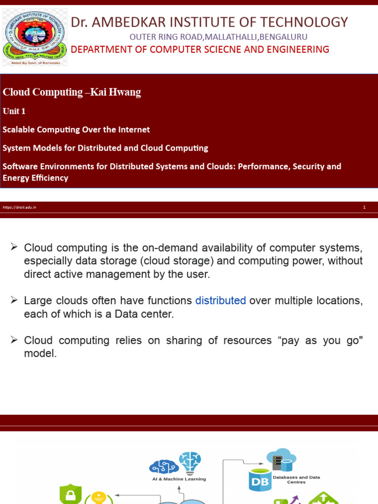 Unit 1 Cloud | PDF | Virtual Machine | Cloud Computing