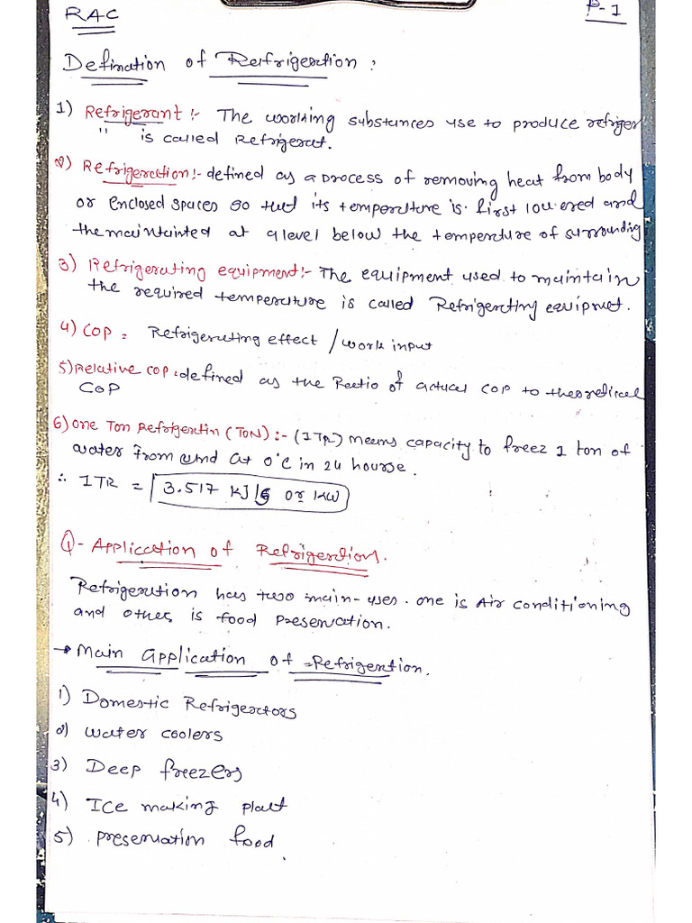 Rac Imp 3-4 Marks | PDF