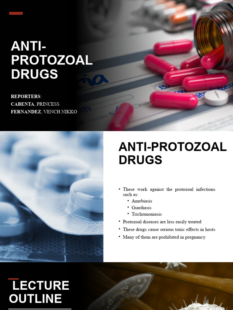 Anti Protozoal Drugssss | PDF | Drugs | Diseases And Disorders