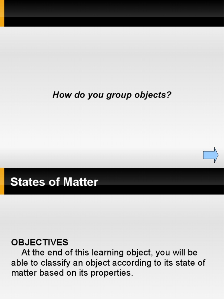 Classifying States of Matter | PDF