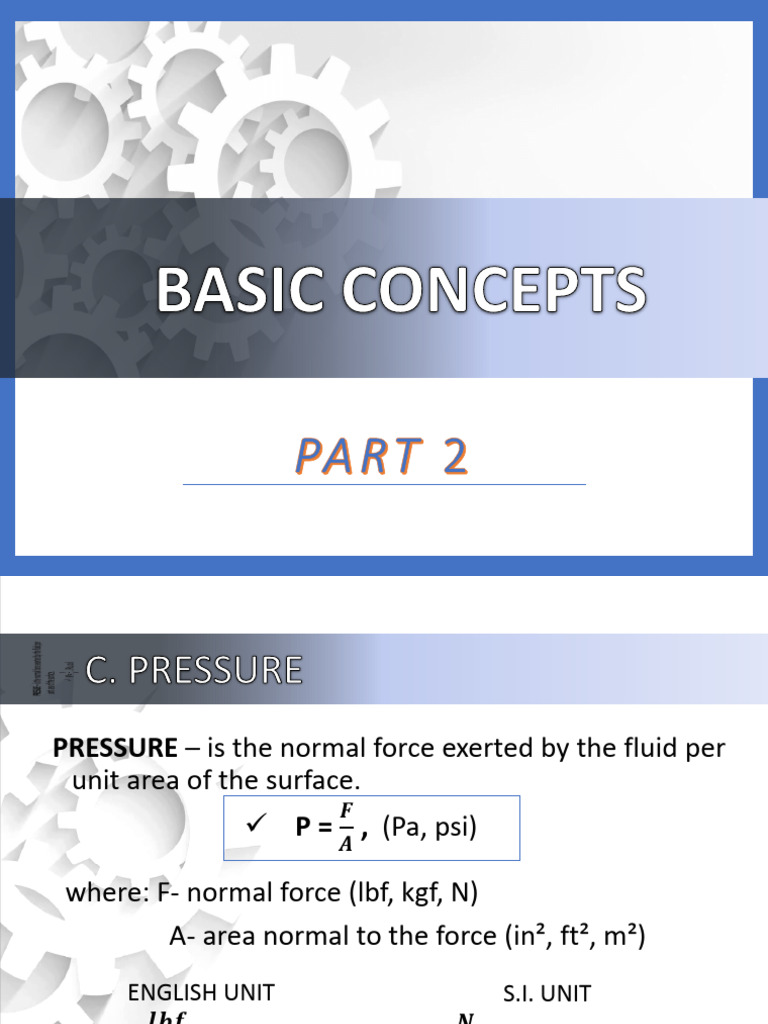 Pressure, Temperature, and Law of Conservation of Mass | PDF | Pressure | Pressure Measurement
