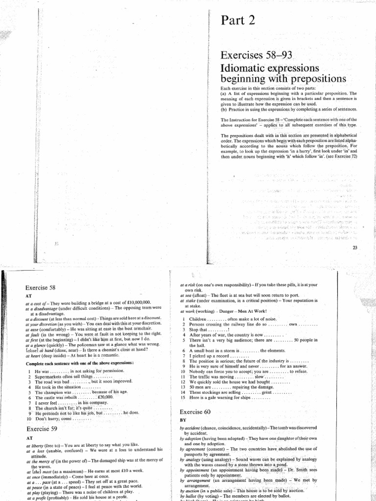 Suggested Reading - Prepositions | PDF