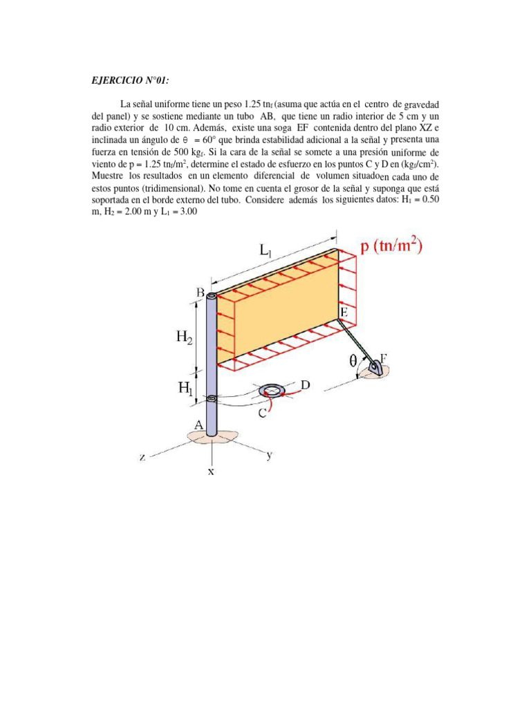 Ejercicios RM | PDF | Viga (Estructura) | Física Aplicada e Interdisciplinaria
