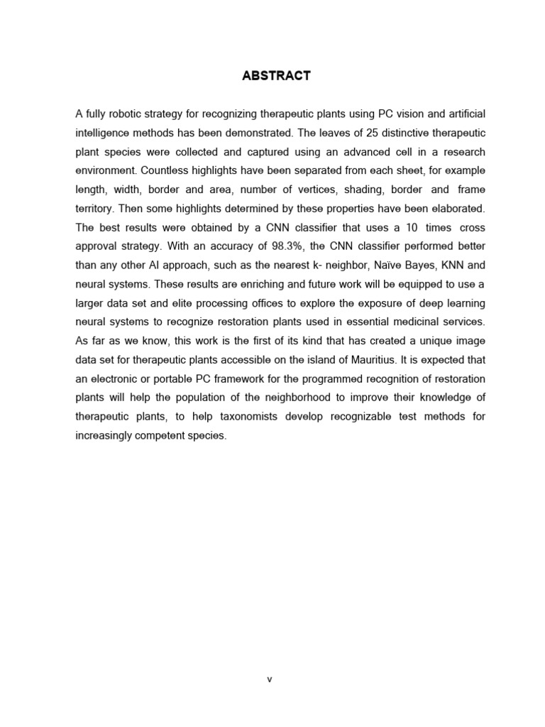 Sat - 20.Pdf - Automatic Recognition of Medicinal Plants | PDF | Leaf | Computing