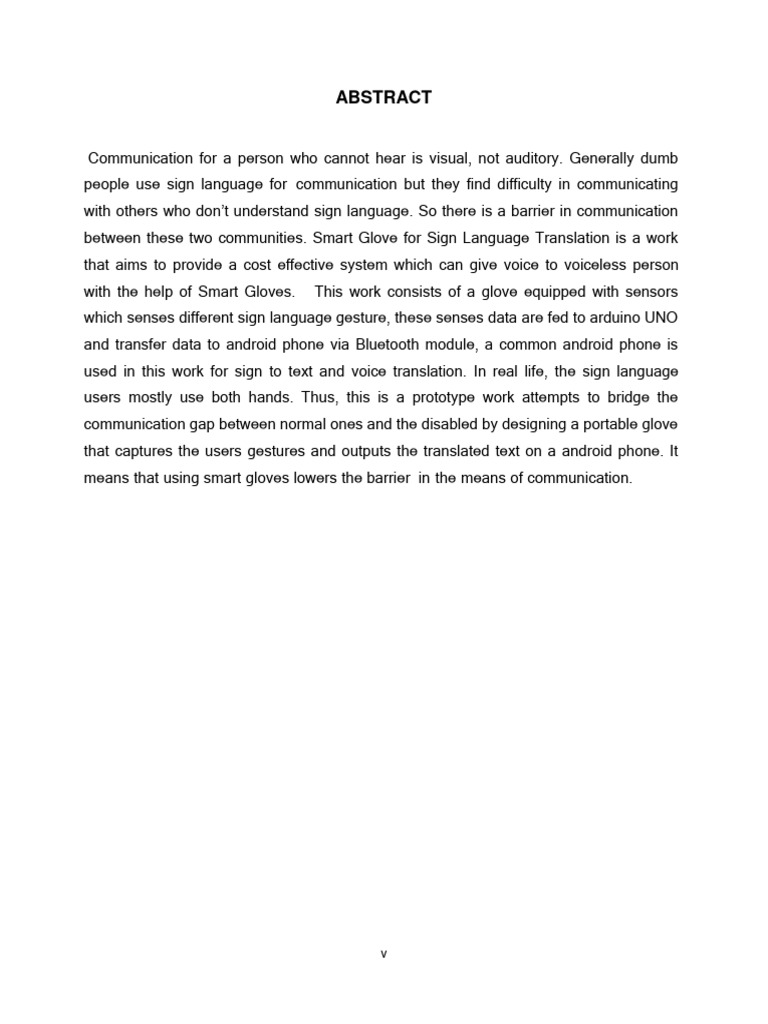 Sat - 68.Pdf - Smart Glove For Sign Language Translation Using Iot ...
