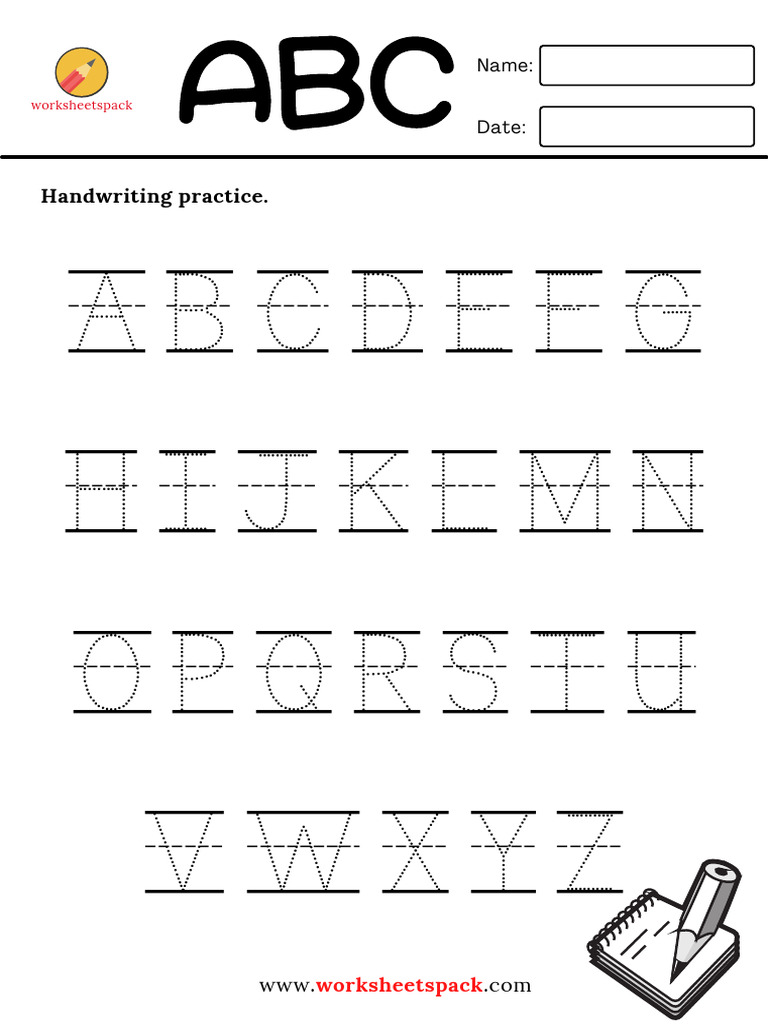 English Alphabet Writing Practice Book PDF | PDF