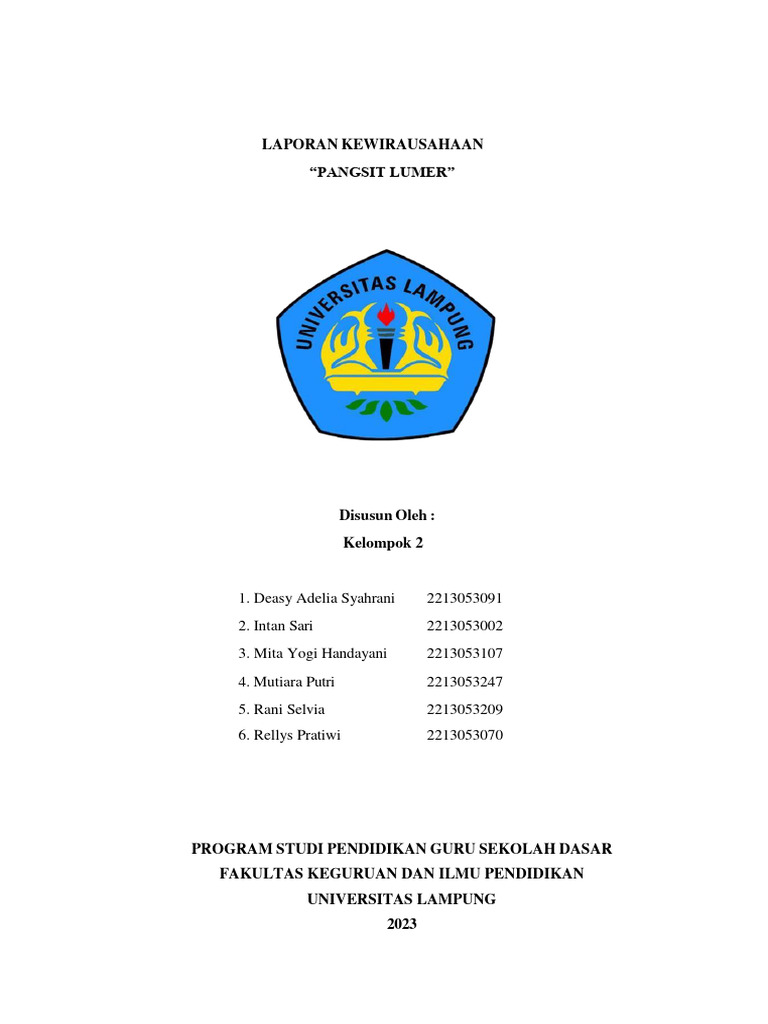 Laporan Kwu Kel 2 | PDF | Bisnis