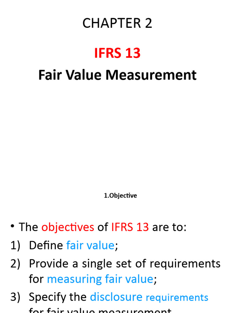 Chapter Two | PDF | Fair Value | Valuation (Finance)
