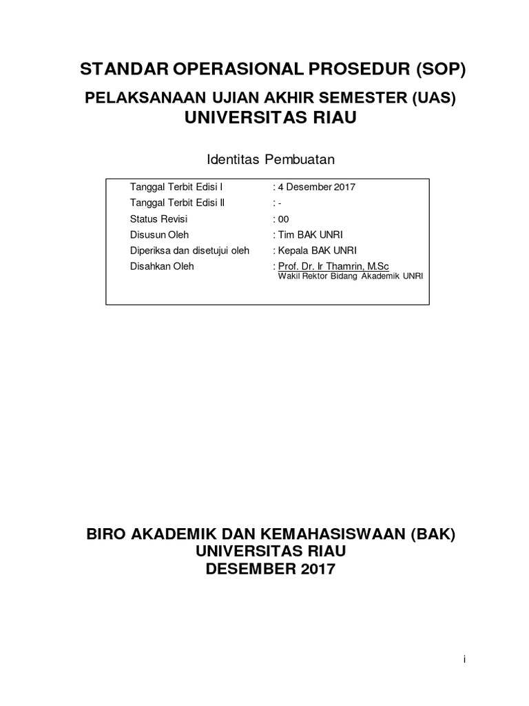 Sop Uas | PDF | Karier & Perkembangan