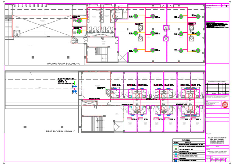 Ground & First Floor Building-1c Hvac Layout | PDF