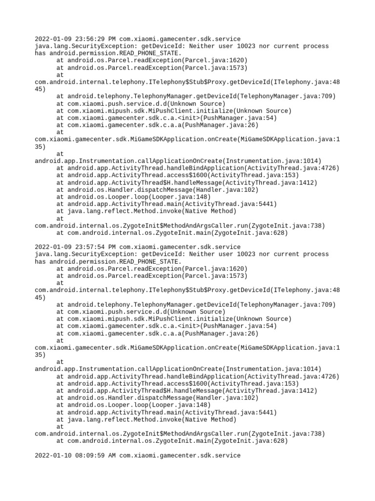Log 1 Pdf Java Programming Language Android Operating System 0113