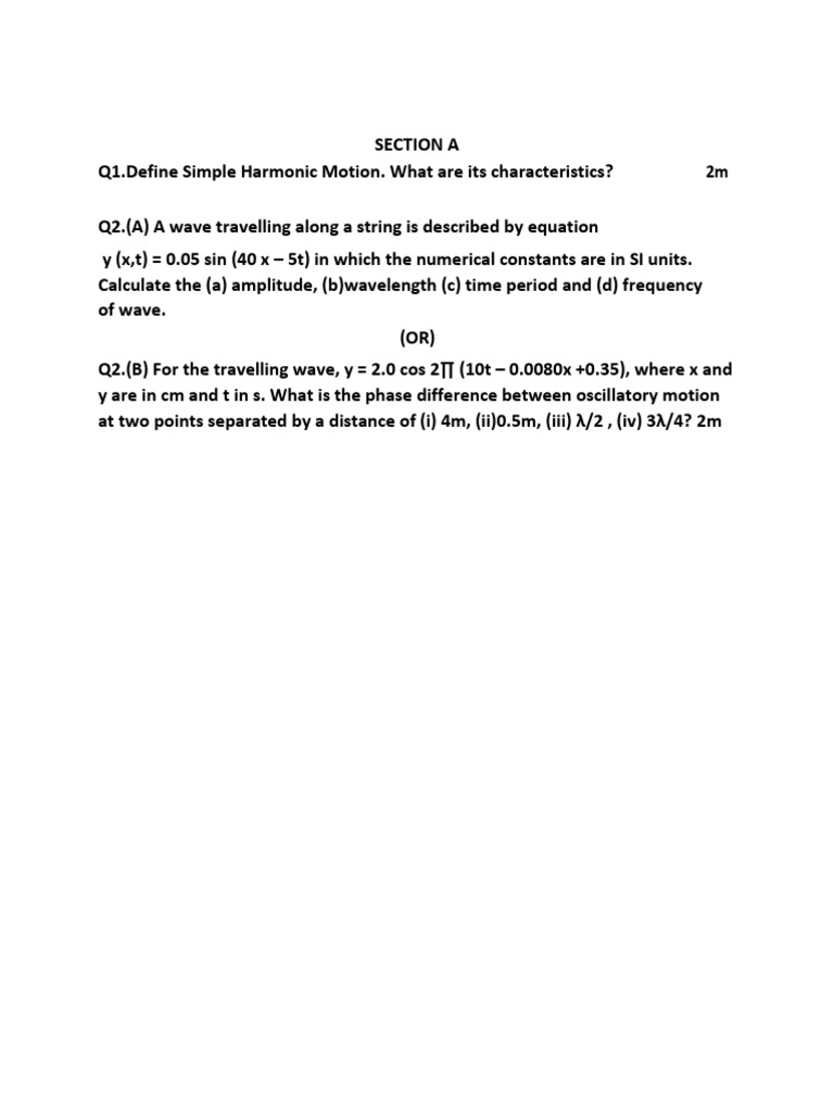Xi Practice Physics | PDF | Waves | Pressure