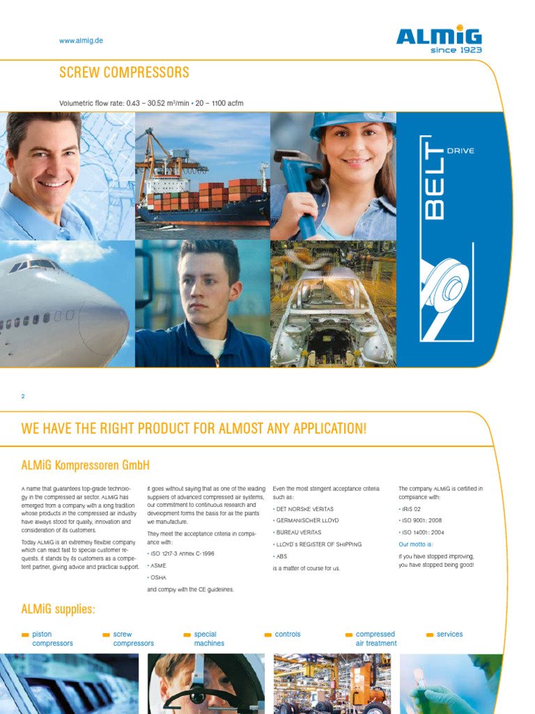 ALMIG Belt Brochure | PDF | Mechanical Engineering