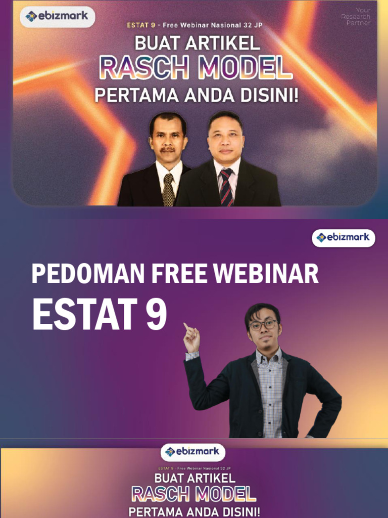 Pedoman Free Webinar - Penelitian Kuantitatif Dengan Rasch Model | PDF | Olahraga & Rekreasi