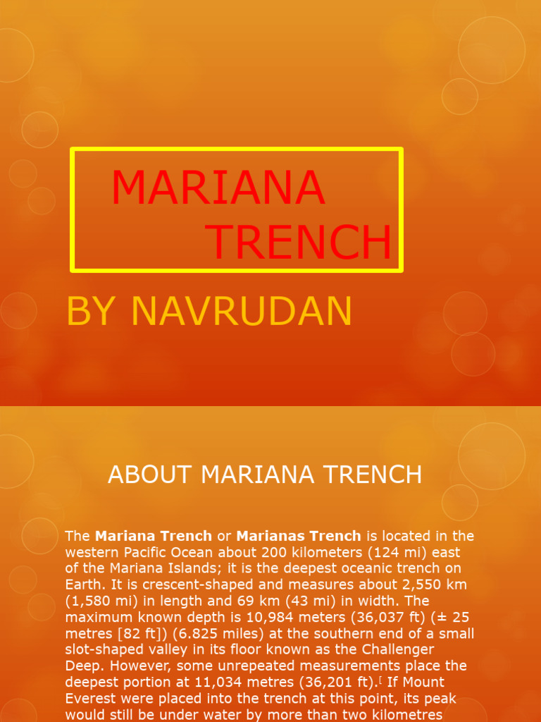Mariana Trench | PDF