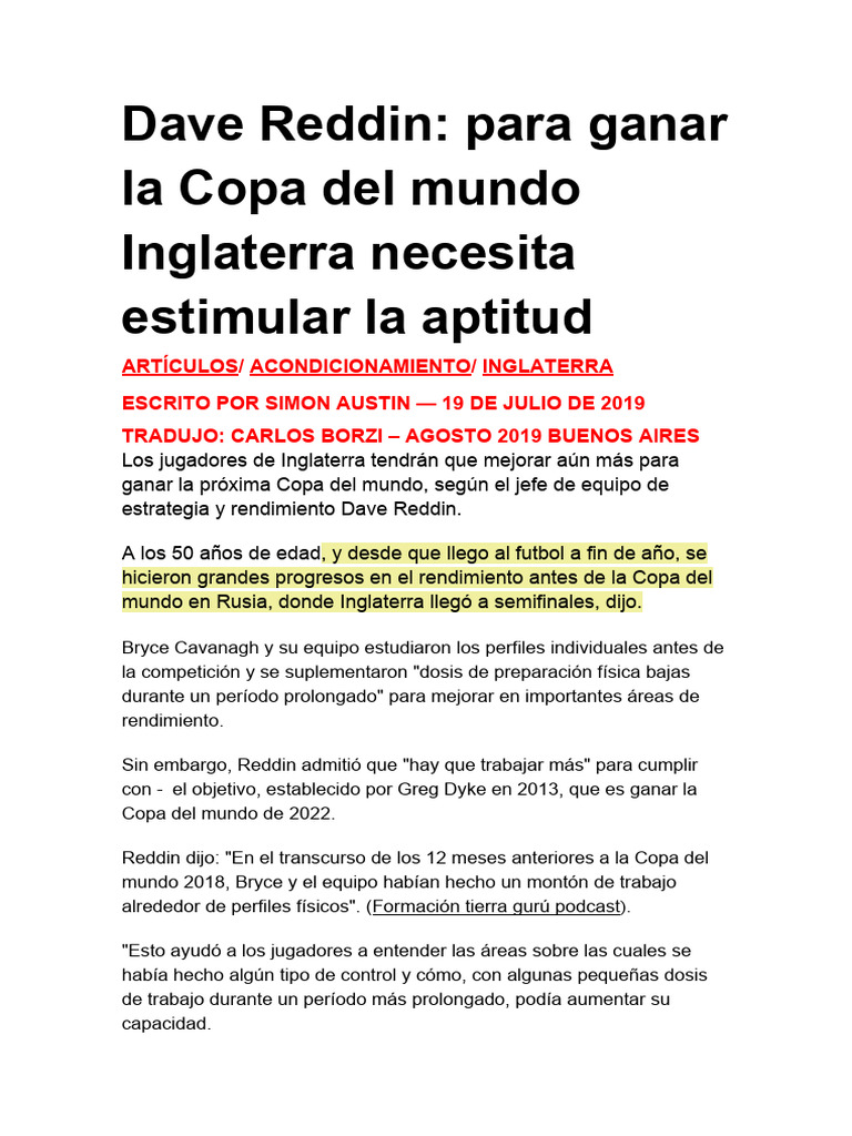 Dave Reddin Estimular La Aptitud para Ganar 771934450 | PDF ...