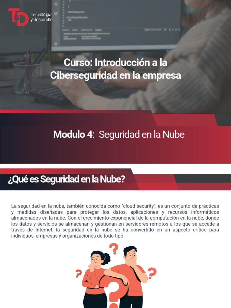 Modulo 4 Seguridad en La Nube | PDF | Computación en la nube | Seguridad