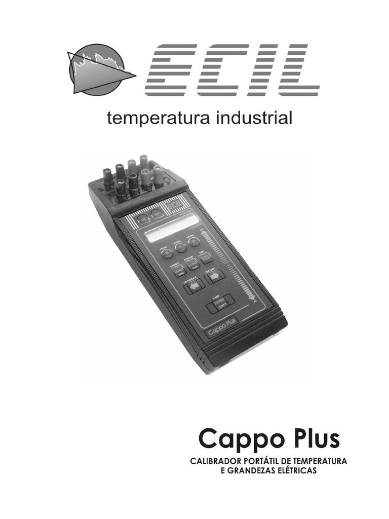 Manual-Cappo-Plus Novo Rev.3 | PDF | Termopar | Temperatura