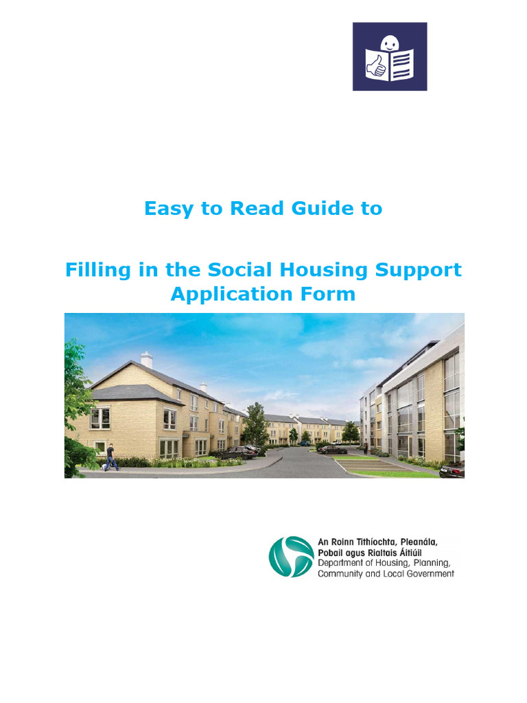 Social Housing Form Guide | PDF | Government | Government And Personhood