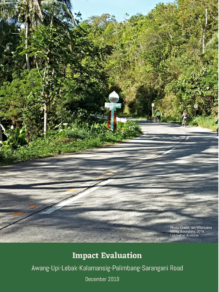 Final Report Impact Evaluation Awang-Upi-Kalamansig-Palimbang-Sarangani ...
