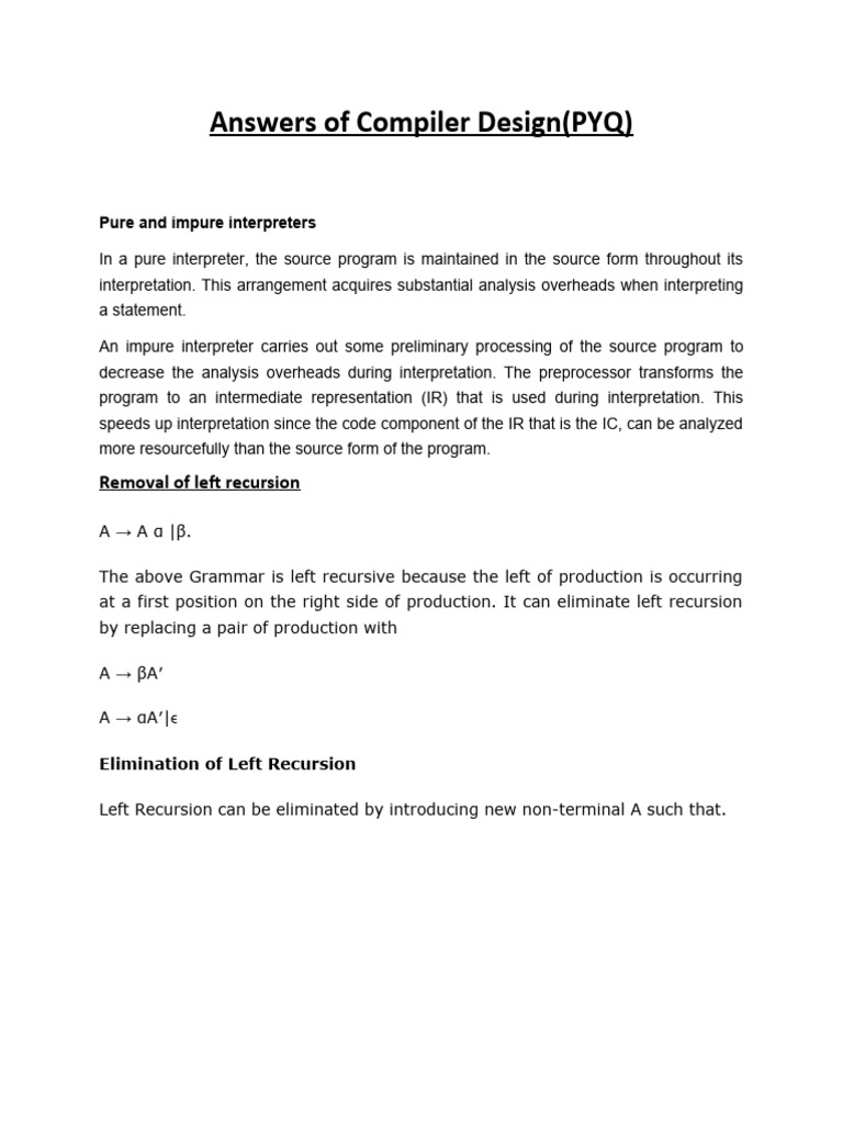 Compiler Design | PDF | Parsing | Library (Computing)
