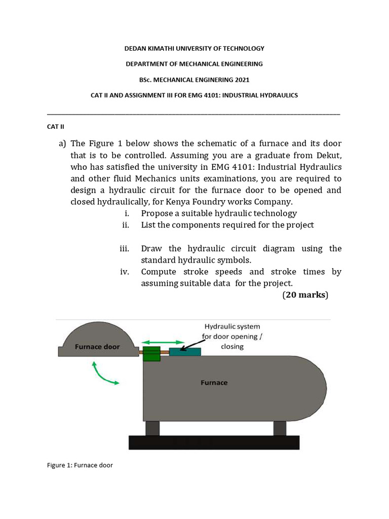 Industrial Hydraulics Assignment 2021 | PDF | Science & Mathematics ...