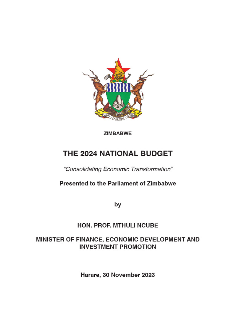 Budget Statement 2024 Final | Download Free PDF | Inflation | Economic ...