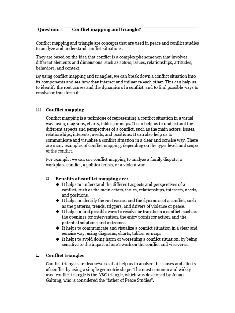 Mapping and Triangle | PDF | Attitude (Psychology) | Behavior