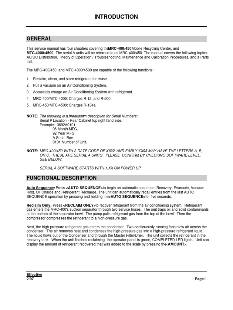 Sun MRC 400 | PDF | Relay | Rectifier