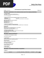 Cif Professional Cream Safety Data Sheet | PDF | Toxicity | Personal ...