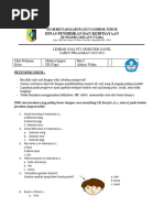 30 Latihan Soal IPAS Kelas 3 SD Bab 1 Semester 1 Kurikulum Merdeka Mari Kenali Hewan Di Sekitar ...