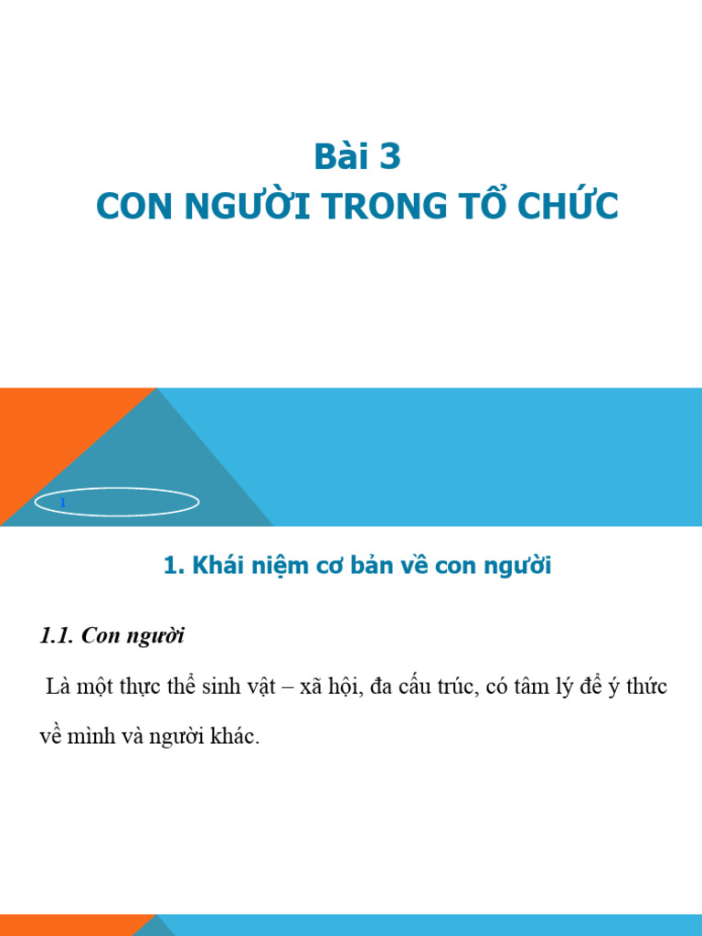 Bài 3 - Con Ngư I Trong T CH C | PDF