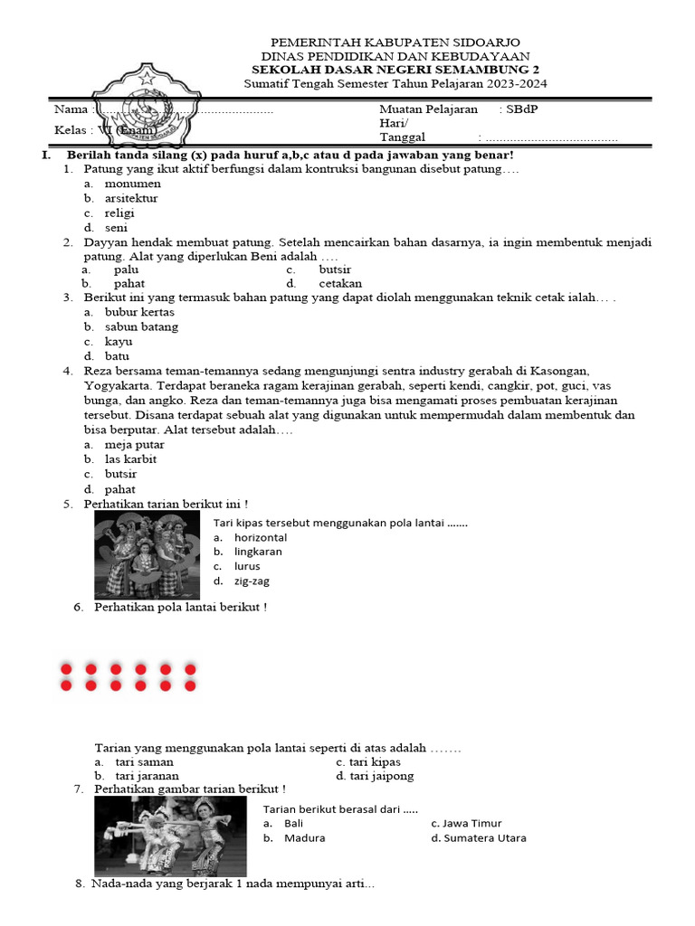 SBD P | PDF | Seni & Disiplin Bahasa | Griya & Taman