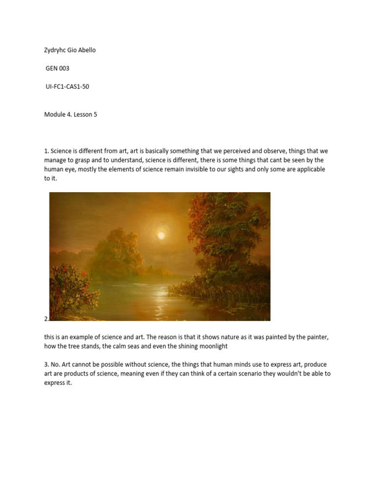 Module 4 Lesson 5 | PDF