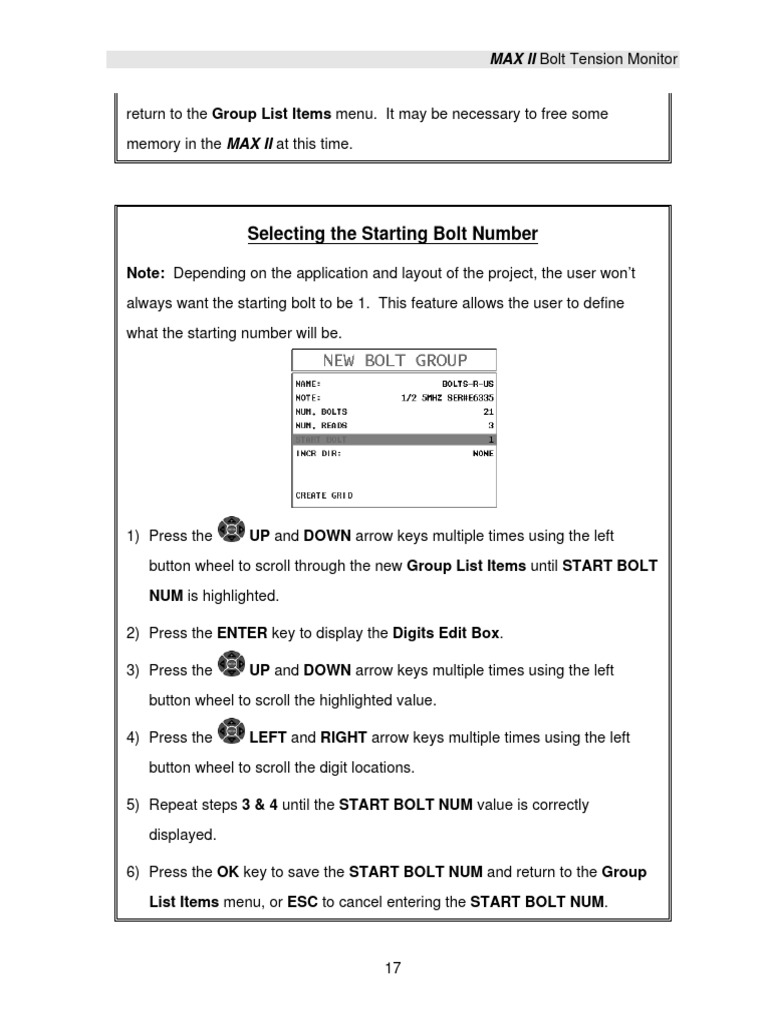 MAX-IIBoltTension Parte2 | PDF | Menu (Computing) | Computer File