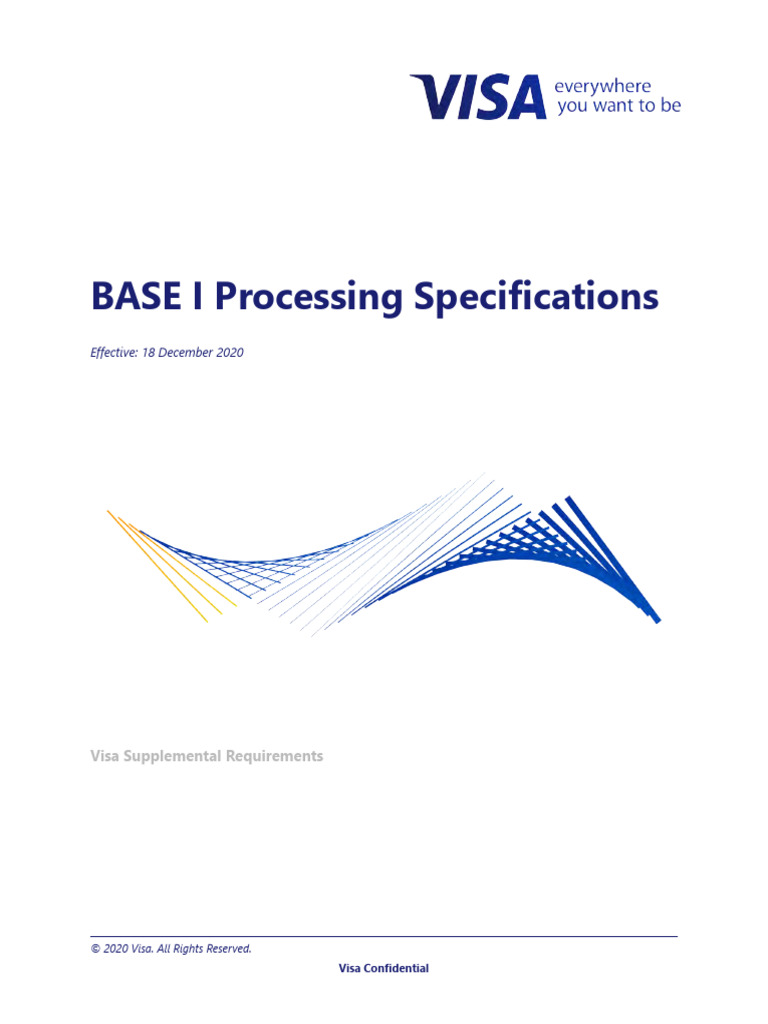 Vip System Base I Processing Specs | PDF | Personal Identification ...