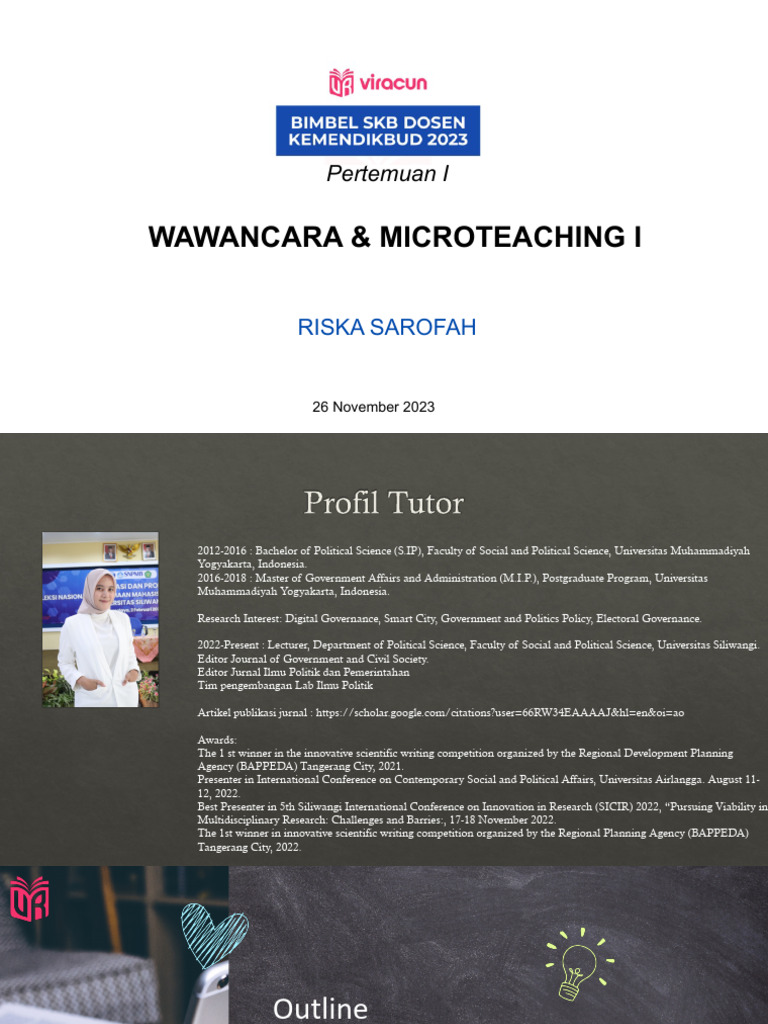 WAWANCARA | PDF | Learning | Cognition