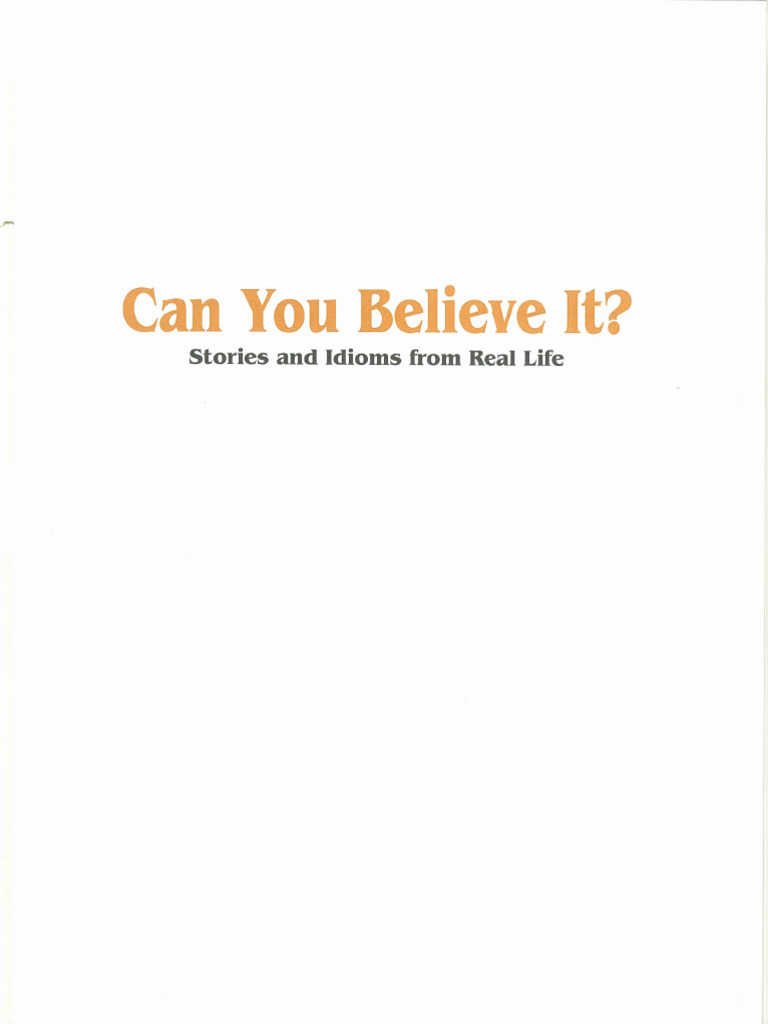 Can You Believe It 2 | PDF