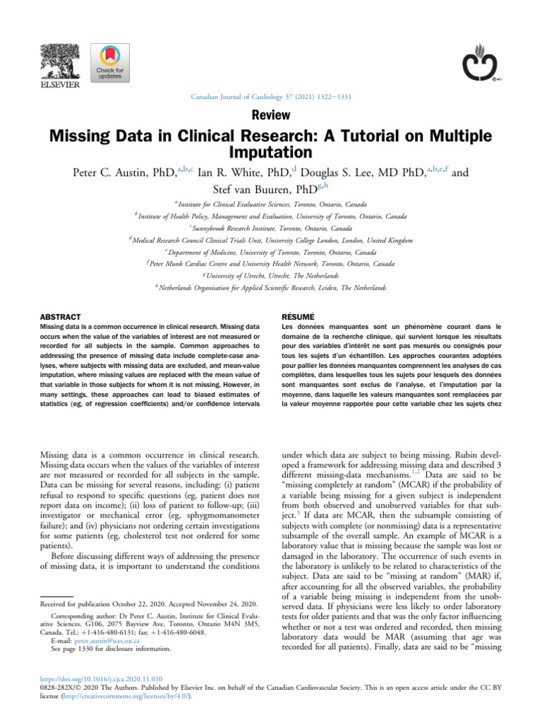 Missing Data | PDF | Regression Analysis | Linear Regression