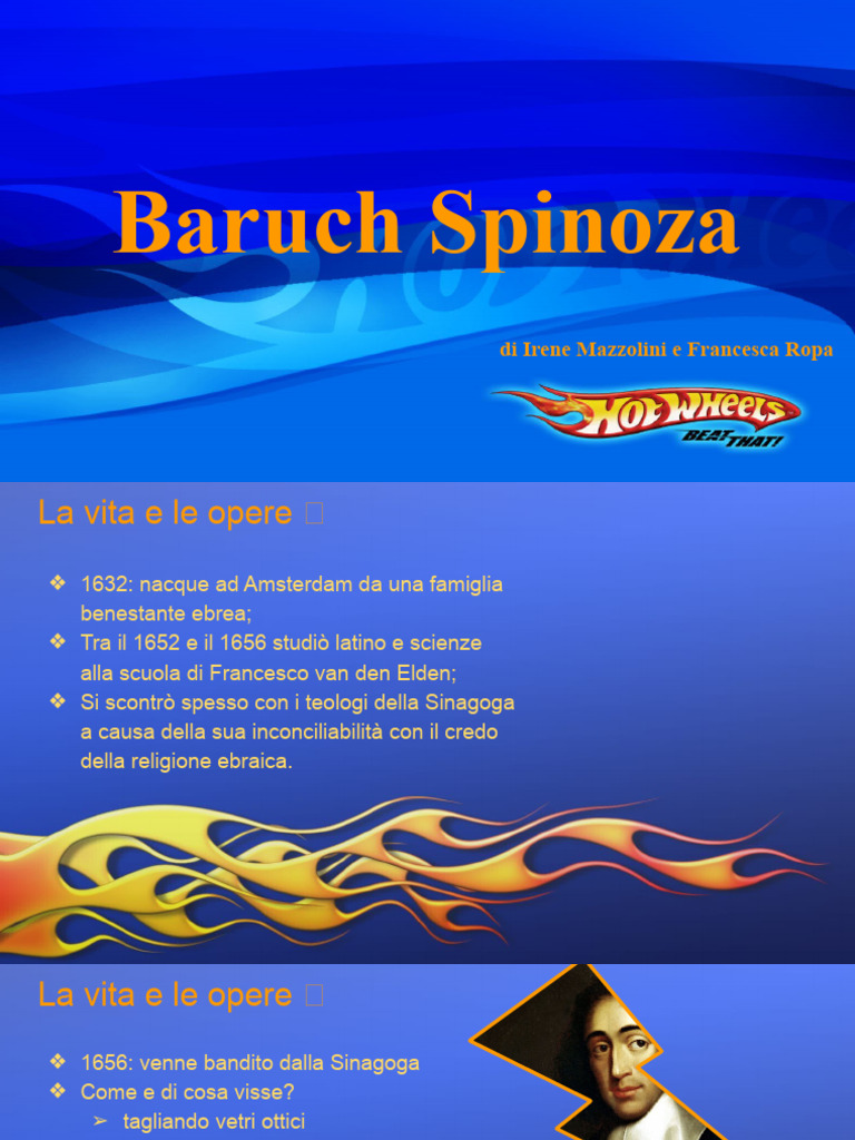 Baruch Spinoza Riassunto | PDF