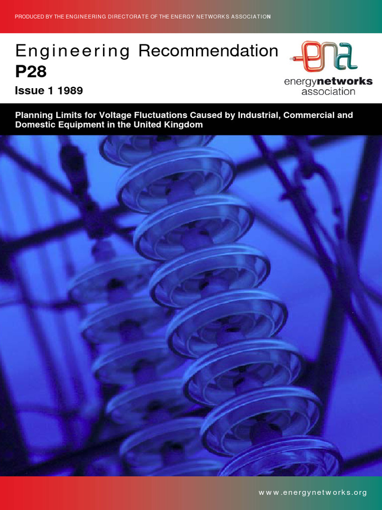Engineering Recommendation P28 - Issue 1 1989 - ENA | PDF