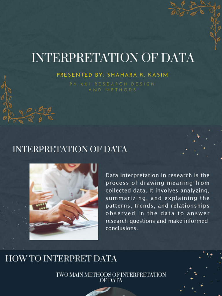23 Interpretation of Data 1 | Download Free PDF | Data Analysis ...