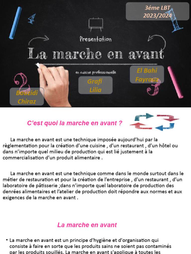 Comprendre la Marche en Avant HACCP | PDF | Nourritures | Hygiène