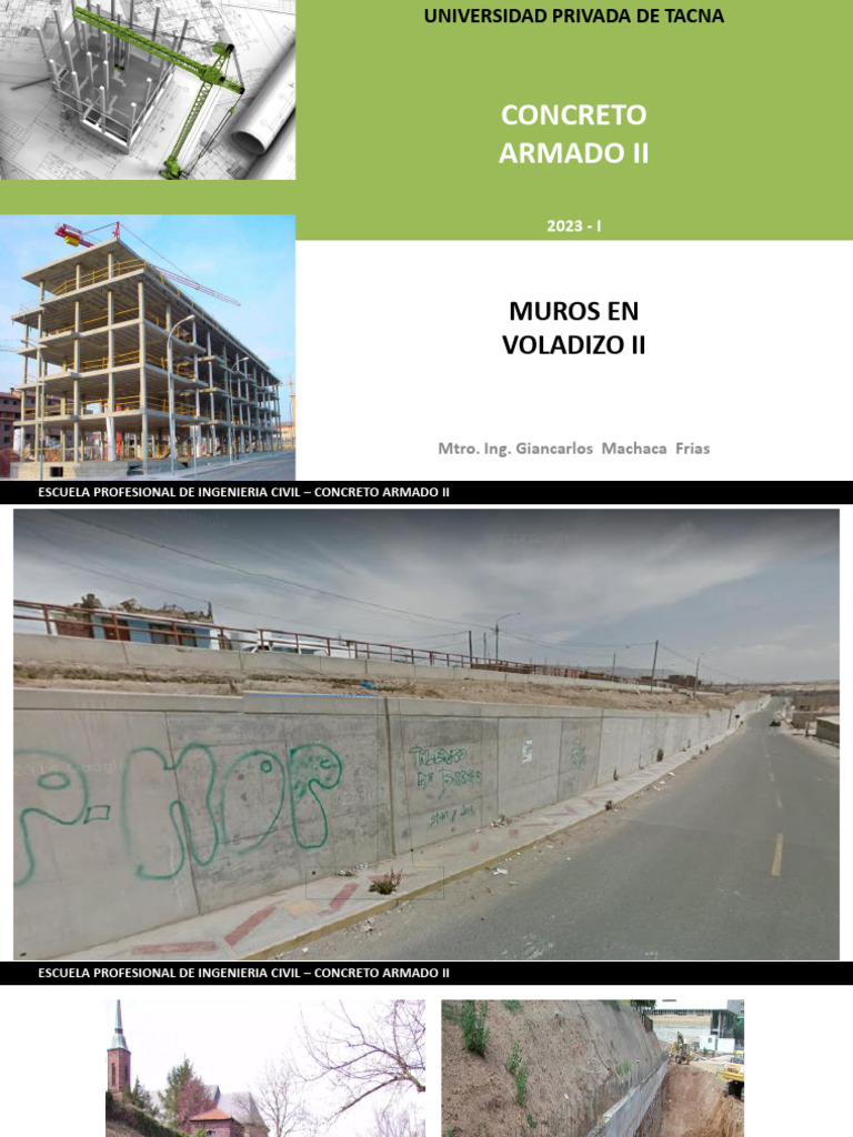 Muro en Voladizo Inclinado | PDF | Ciencia de los Materiales | Arquitectura
