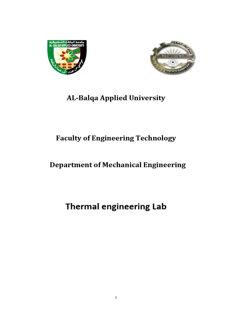 Thermal Engineering Lab and Heat | PDF | Humidity | Heat Exchanger