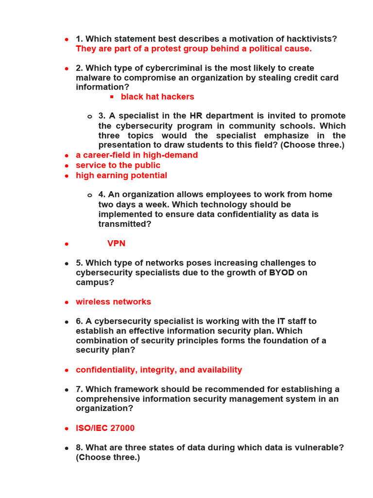 Intro Cyber Final | Download Free PDF | Security | Computer Security