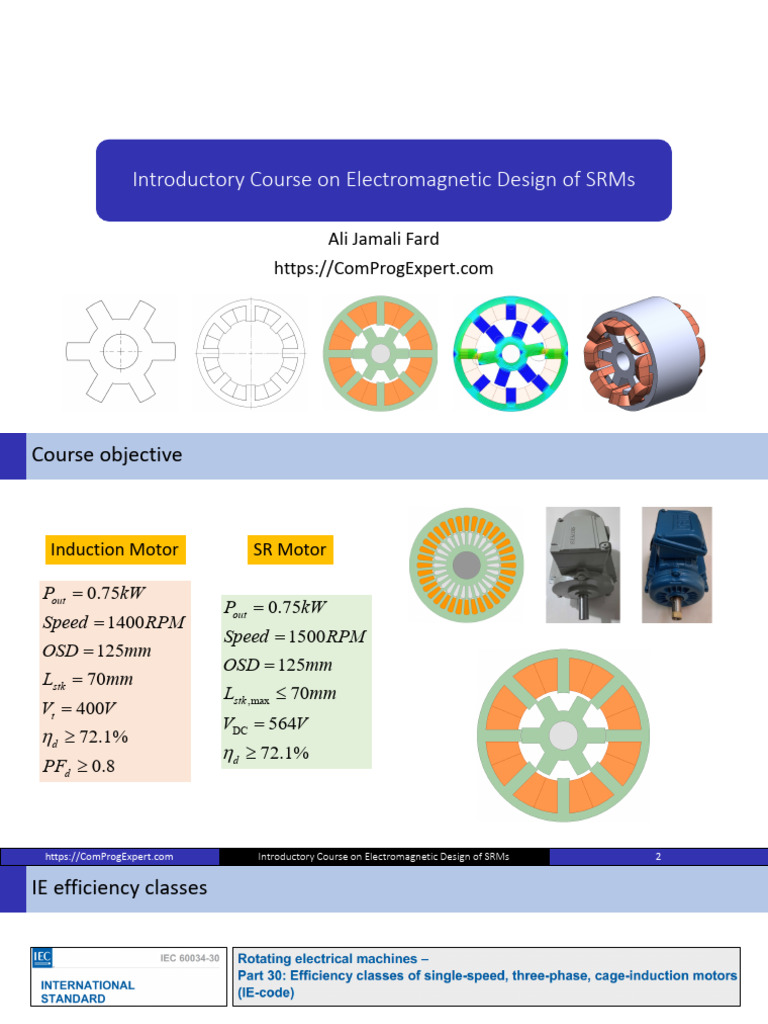 Electromagnetic Design of Switched Reluctance Motors | PDF | Electric ...