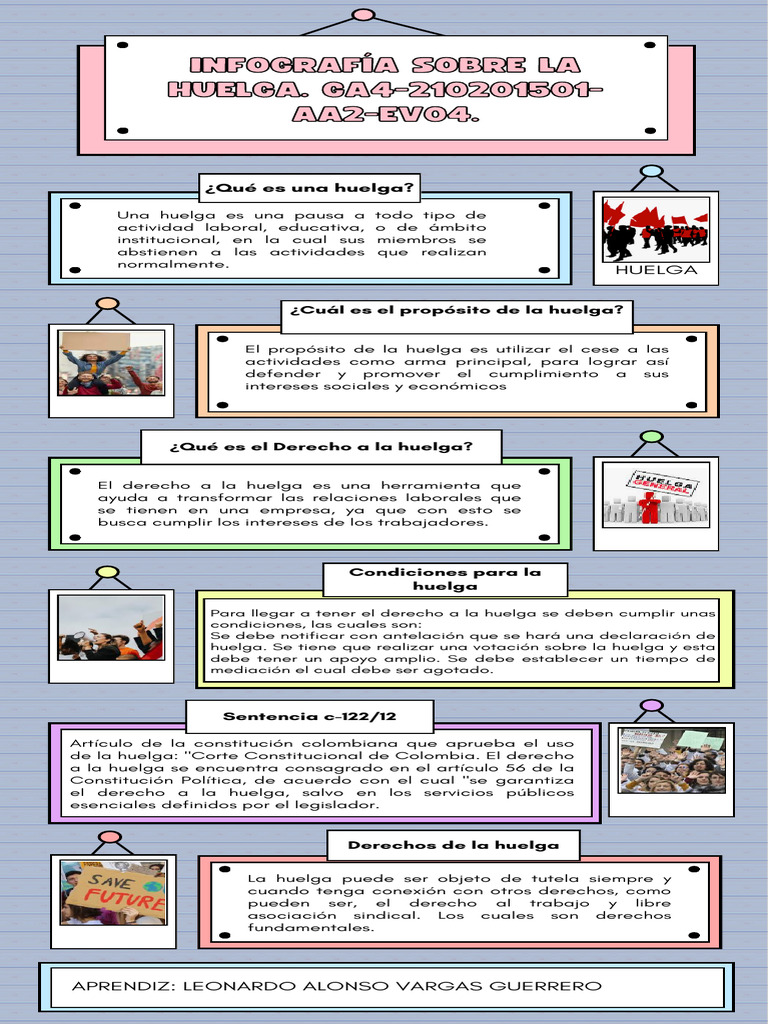 Infografía Sobre La Huelga. GA4-210201501-AA2-EV04 | PDF | Negocios