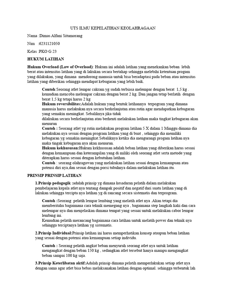 Dokumen Uts Kepelatihan Dimas | PDF