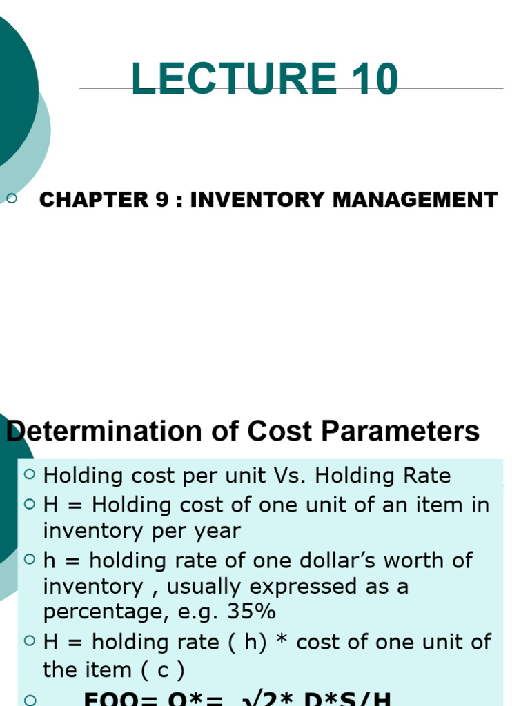 MSC 705 Lecture 10 | PDF | Marketing | Business Process